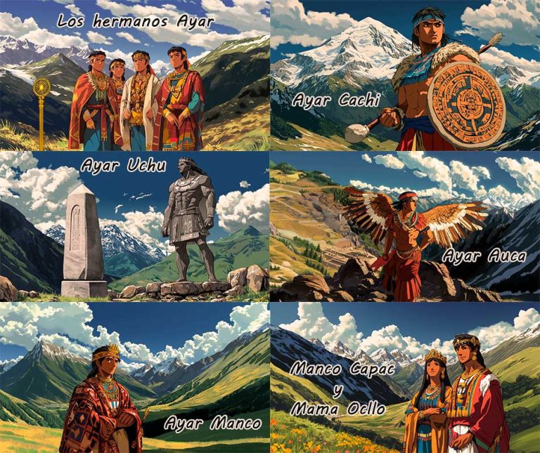 ᐉ La leyenda de los hermanos Ayar ️